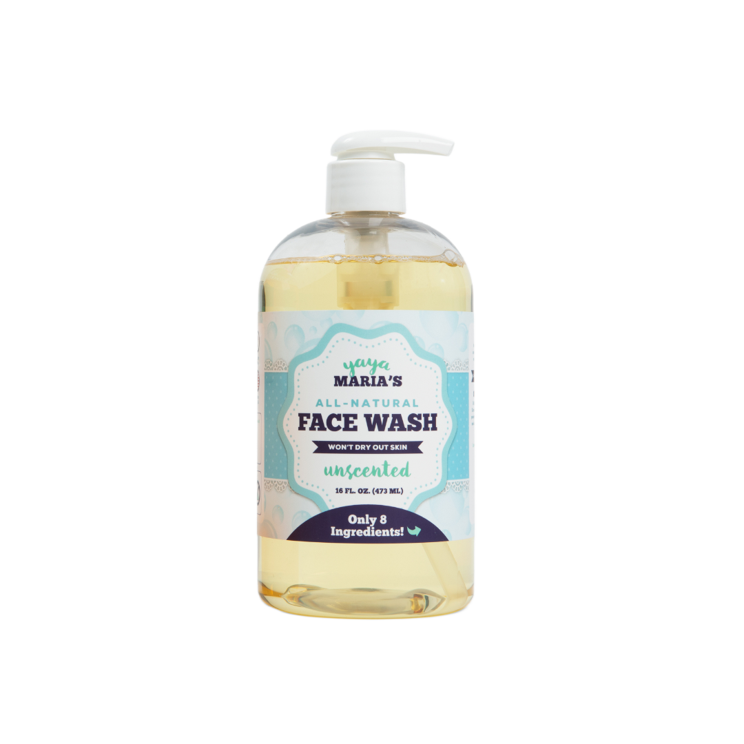Natural Face Wash (16 fl oz) – Yaya Maria's